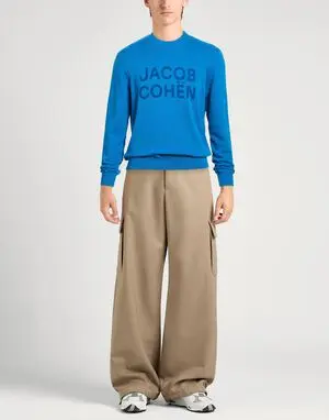 JACOB COHЁN Sweatshirt Azure Size Cotton, Polyamide