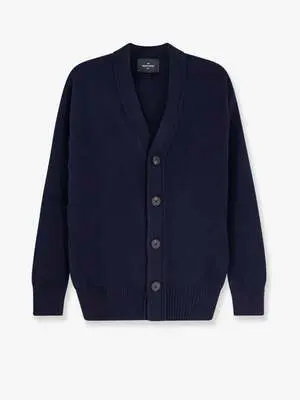 GRAN SASSO Virgin Wool V-neck Cardigan