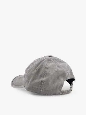 MAISON MARGIELA Cotton Hat With Embroidered Numeric Logo