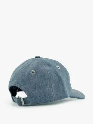AMI Paris Denim Hat With Embroidered Logo
