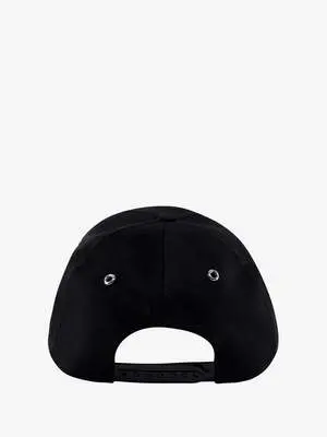 AMI Paris Cotton Hat With Embroidered Logo On The Front