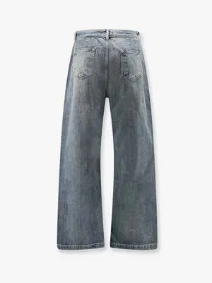 Rick Owens Geth Denim Wide Leg Jeans