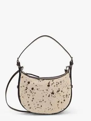 ATP ATELIER Silea Pony Skin Shoulder Bag - Beige