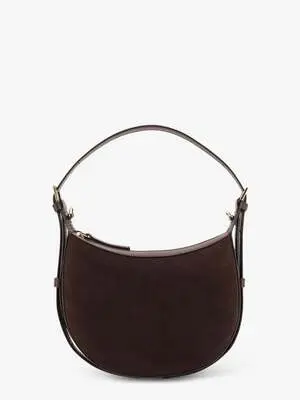 ATP ATELIER Silea Suede Shoulder Bag - Brown