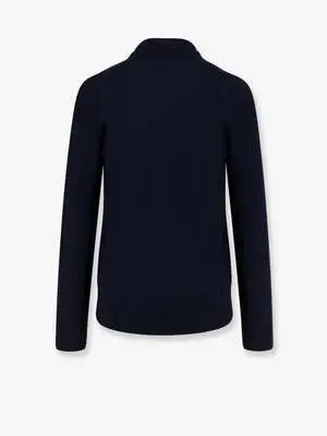 GRAN SASSO Virgin Wool Zip-up Cardigan