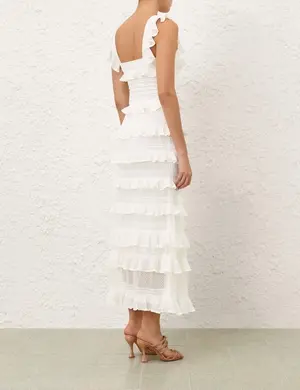 Zimmermann Valiant Lace Frill Camisole - Ivory