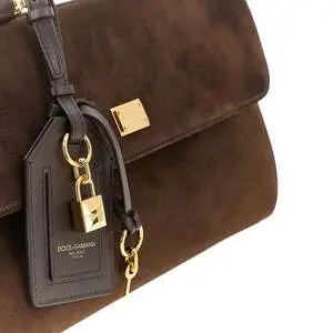 Dolce & Gabbana Suede Leather 'my Sicily' Handbag