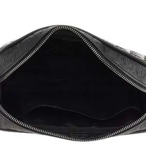 Emporio Armani Eagle Embossed Leather Pouch