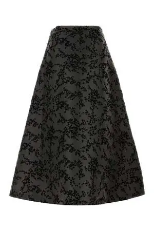 Alberta Ferretti Printed Jacquard Skirt