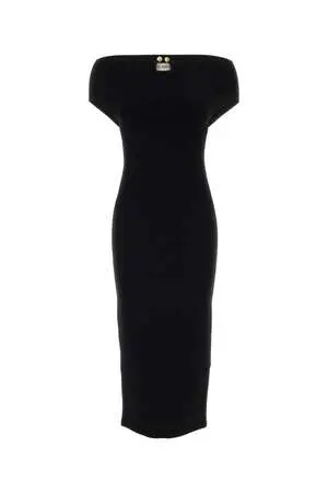 Alberta Ferretti Jersey Off-the-shoulder Dress