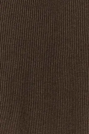 THE ROW Ribbed Stretch Cotton Blend Sweater