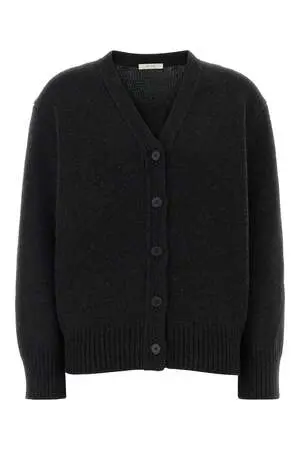 THE ROW Slate Stretch Cashmere Blend Pranavi Cardigan