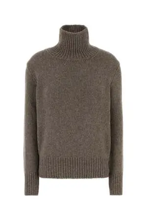 THE ROW Dove Cashmere Blend Plira Sweater - Grey
