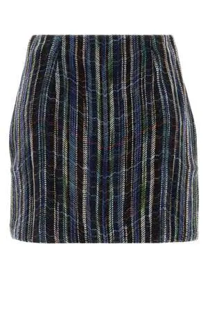 Missoni Embroidered Wool Blend Mini Skirt