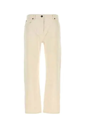 THE ROW Cream Denim Riaco Jeans - Yellow