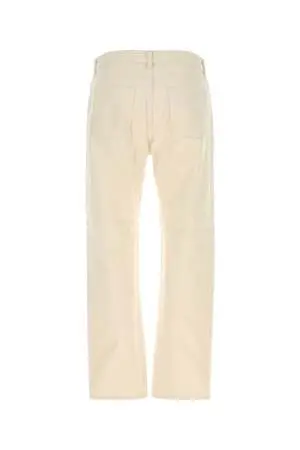 THE ROW Cream Denim Riaco Jeans