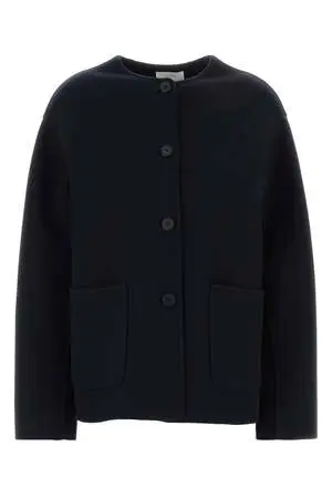 THE ROW Midnight Wool Blend Quintus Jacket - Blue