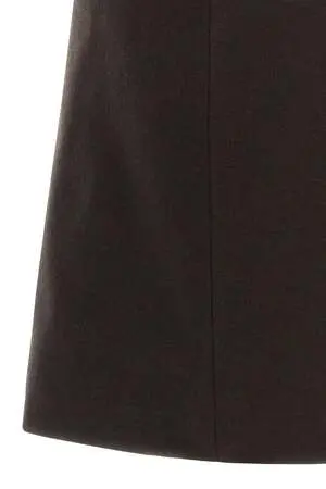 LE SULLY STUDIO Stretch Flannel Mini Skirt