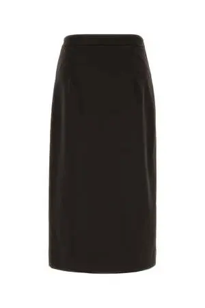 LE SULLY STUDIO Stretch Flannel Skirt