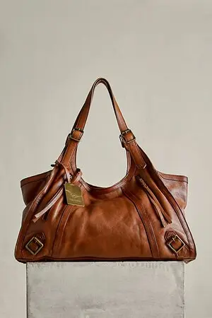 Free People We The Free Emery Winged Tote Bag - Saddle
