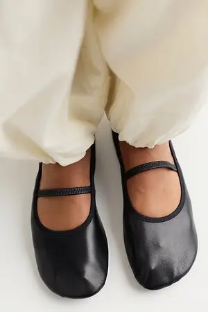 ALOHAS Naira Mary Jane Ballet Flats - Black