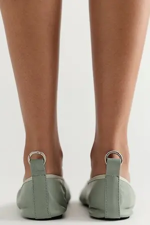 ALOHAS Naira Mary Jane Ballet Flats - Green