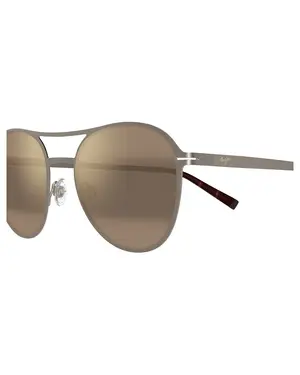 Maui Jim Half Moon Round Sunglasses, 53mm