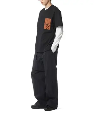 Mcm Monogram Patch Pocket T-shirt In Organic Cotton