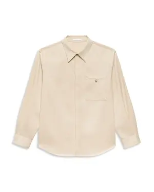 Helmut Lang Chino Twill Pocket Overshirt - Oatmeal