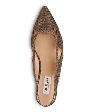 ARTEANA Savona Flat Slingback Glitter