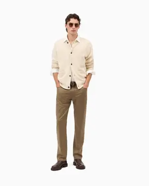 Giorgio Armani Cashmere Flannel Five-pocket Pants