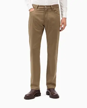 Giorgio Armani Cashmere Flannel Five-pocket Pants