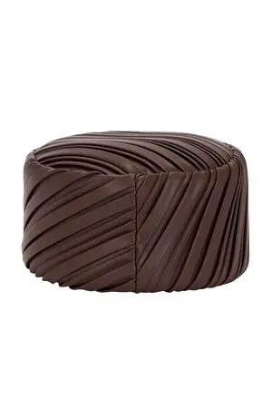 ROWEN ROSE Pleated Pillbox Hat