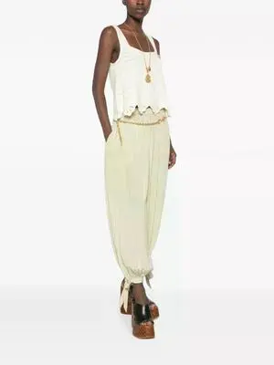 Chloé Crochet Scalloped Top
