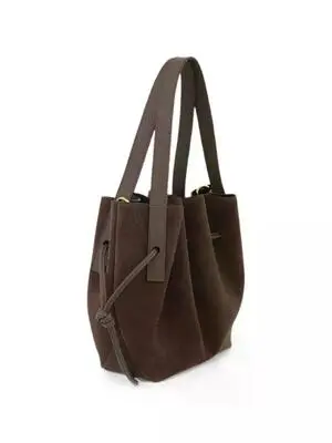 Yuzefi Scallop Suede Tote Bag