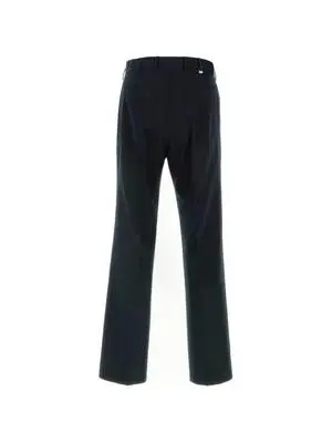 PT TORINO Pleated Straight-leg Trousers - Blue