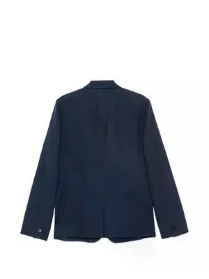 Paul Smith Single-breasted Patch-pocket Blazer - Blue