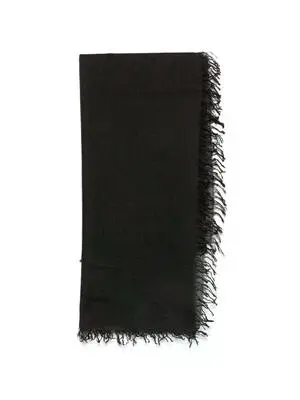 Faliero Sarti Frayed-edge Scarf - Black