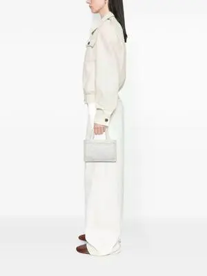 Dior 2020 Mini Embroidered Canvas Camouflage Book Tote Bag - White