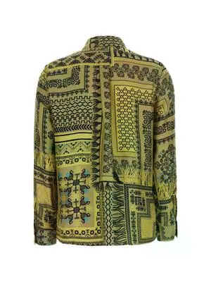 Momoni Arles Patchwork-print Shirt