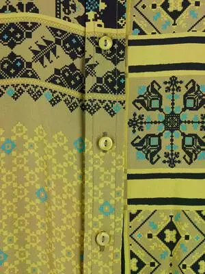 Momoni Arles Patchwork-print Shirt