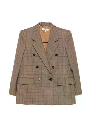 CHLOÉ Double-breasted Check Jacket
