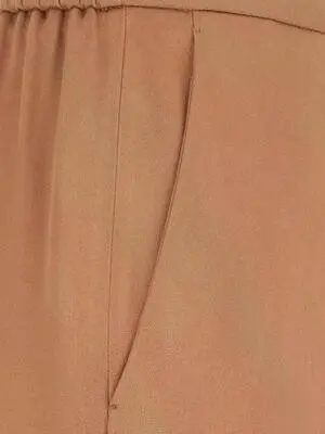 FORTE_FORTE Crepe Texture Pressed Crease Straight-leg Trousers