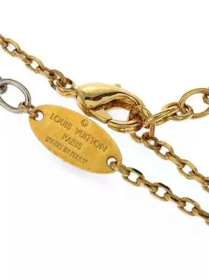 LOUIS VUITTON 2015 Circle-pendant Necklace