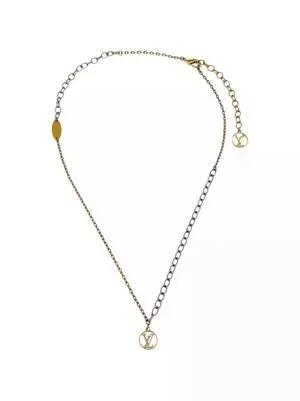 LOUIS VUITTON Bicolour Cable-link Necklace - Gold