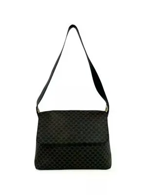 Celine 1998 Macadam Coated Canvas Shoulder Bag