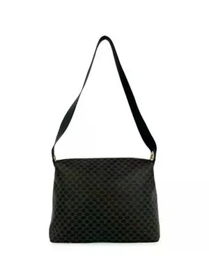 Celine 1998 Macadam Coated Canvas Shoulder Bag