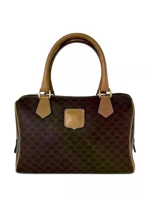 Celine Macadam Boston Bag - Brown