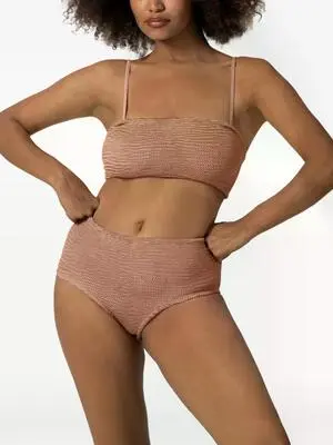 PARAMIDONNA Marie Smocked Bikini - Neutrals