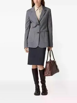 Miu Miu Stretch Poplin Skirt